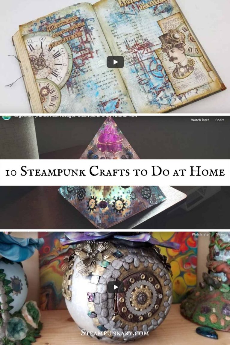 10 Steampunk Crafts for DIY at Home - Steampunkary