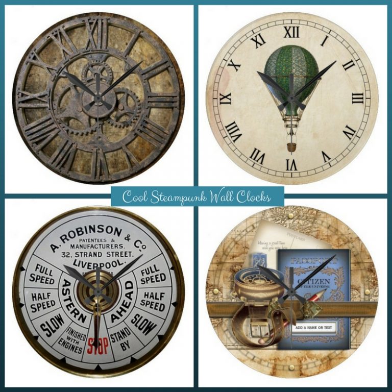 Cool Steampunk Clocks for Home Decor