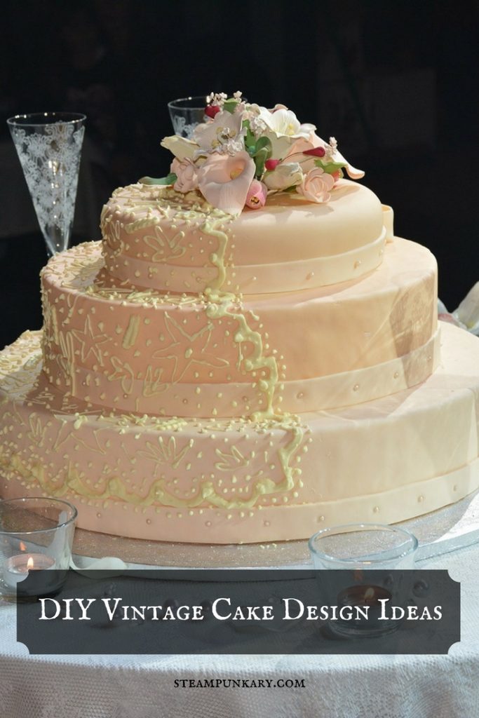 DIY Vintage Cake Design Ideas for a Steampunk Wedding