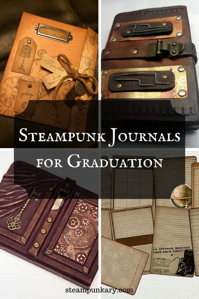 Steampunk Journals for Graduation - Steampunkary
